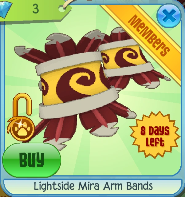 Lightside Mira Arm Bands | Animal Jam Classic Wiki | Fandom