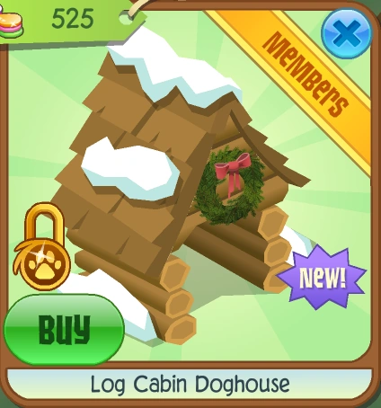 Log Cabin Doghouse | Animal Jam Classic Wiki | Fandom