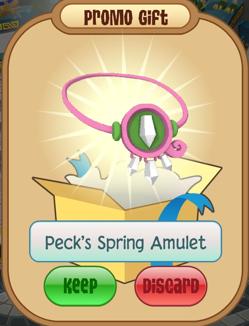Peck's Spring Amulet | Animal Jam Classic Wiki | Fandom