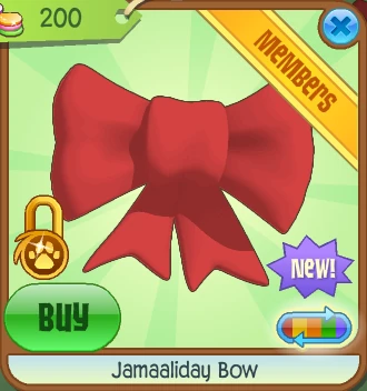 Jamaaliday Bow | Animal Jam Classic Wiki | Fandom