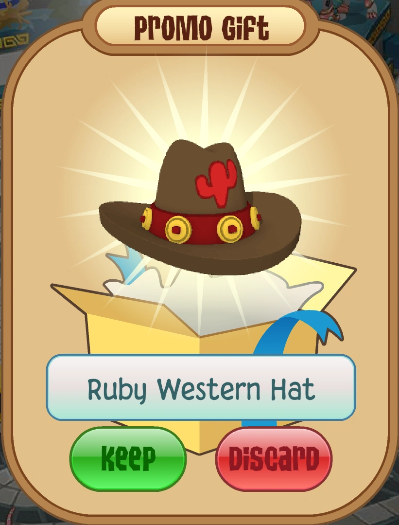 Ruby Western Hat | Animal Jam Classic Wiki | Fandom