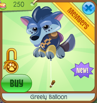 Greely Balloon | Animal Jam Classic Wiki | Fandom