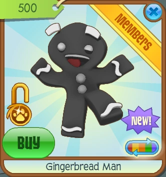 Gingerbread Man | Animal Jam Classic Wiki | Fandom
