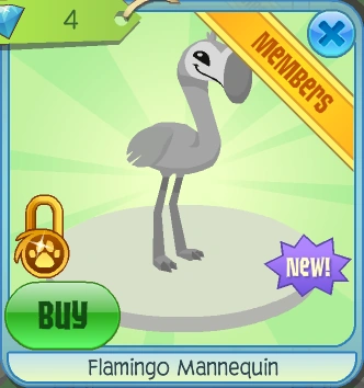Flamingo Mannequin | Animal Jam Classic Wiki | Fandom
