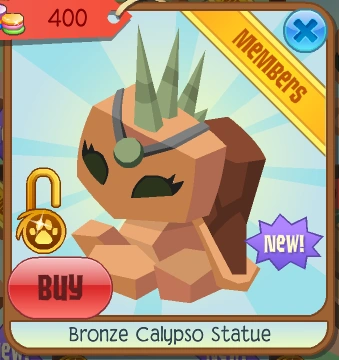 Bronze Calypso Statue | Animal Jam Classic Wiki | Fandom
