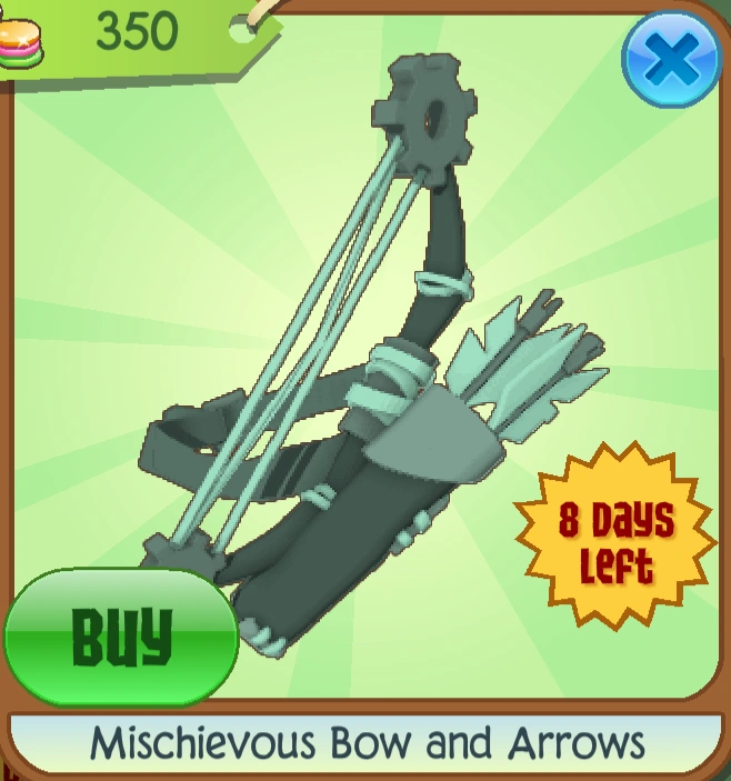 Mischievous Bow and Arrows | Animal Jam Classic Wiki | Fandom
