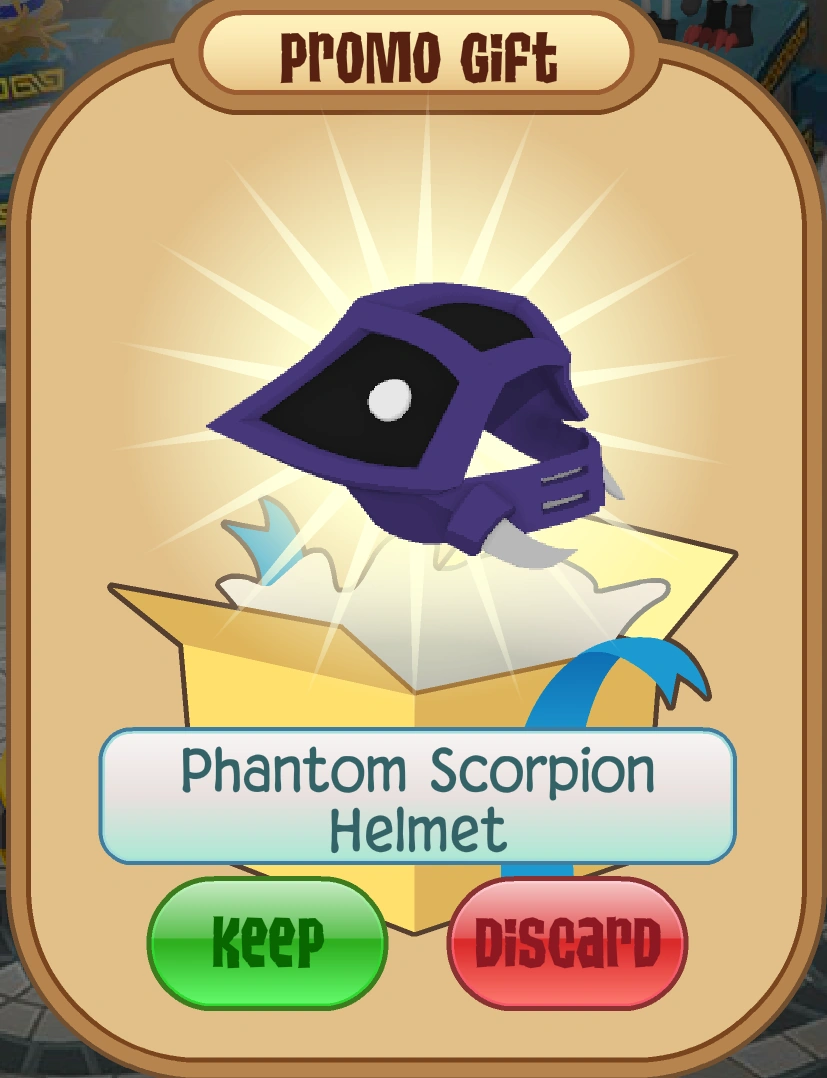 Phantom Scorpion Helmet | Animal Jam Classic Wiki | Fandom