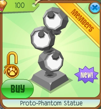 Proto-Phantom Statue | Animal Jam Classic Wiki | Fandom