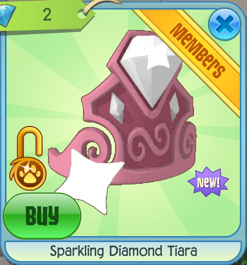 Sparkling Diamond Tiara | Animal Jam Classic Wiki | Fandom