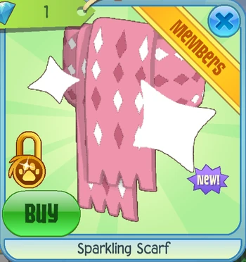 Sparkling Scarf | Animal Jam Classic Wiki | Fandom