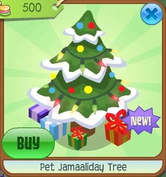 Pet Jamaaliday Tree | Animal Jam Classic Wiki | Fandom