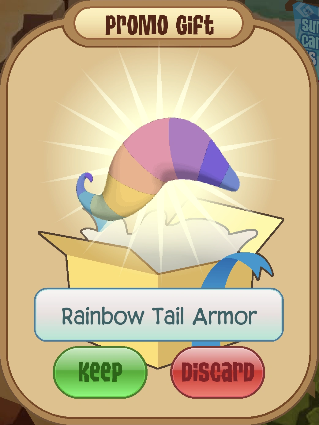 Rainbow Tail Armor (Promo) | Animal Jam Classic Wiki | Fandom