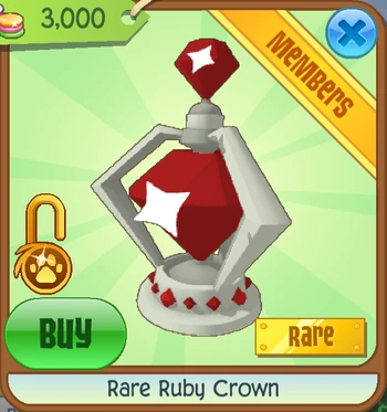 Rare Ruby Crown | Animal Jam Classic Wiki | Fandom