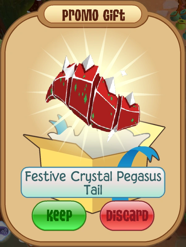 Festive Crystal Pegasus Tail | Animal Jam Classic Wiki | Fandom