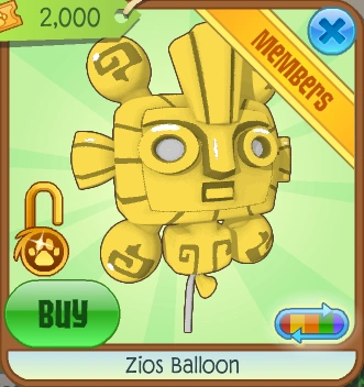 Zios Balloon | Animal Jam Classic Wiki | Fandom