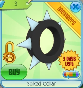 Spiked Collar (Short) | Animal Jam Classic Wiki | Fandom