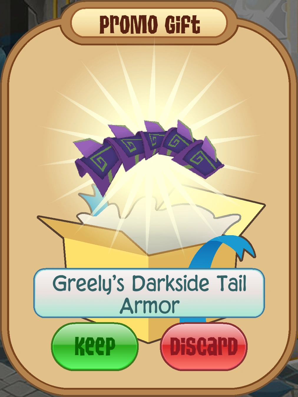Greely's Darkside Tail Armor | Animal Jam Classic Wiki | Fandom