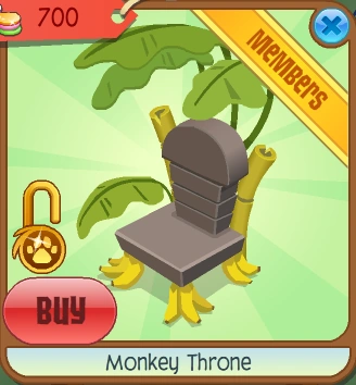 Monkey Throne | Animal Jam Classic Wiki | Fandom