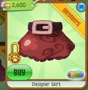 Designer Skirt | Animal Jam Classic Wiki | Fandom