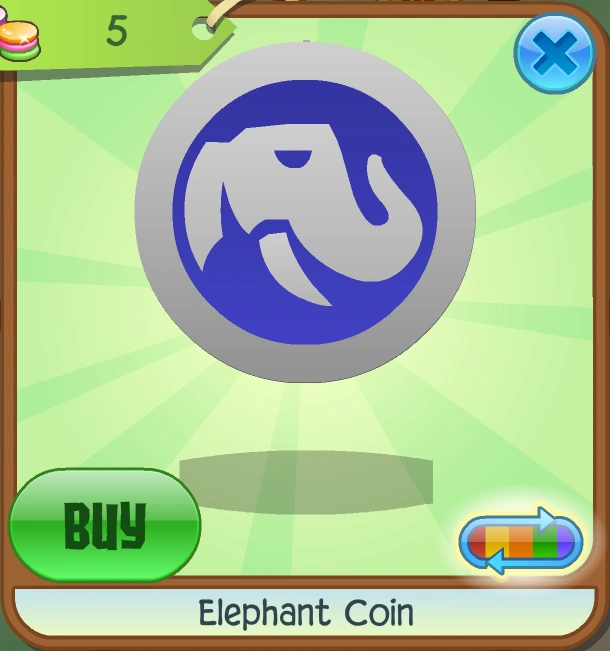 Elephant Coin | Animal Jam Classic Wiki | Fandom