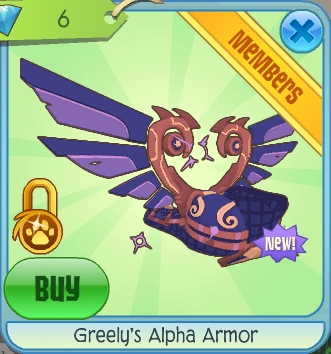Greely's Alpha Armor | Animal Jam Classic Wiki | Fandom
