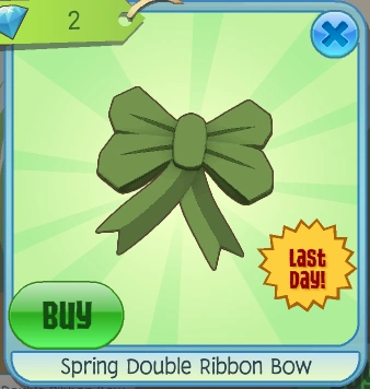 Spring Double Ribbon Bow | Animal Jam Classic Wiki | Fandom