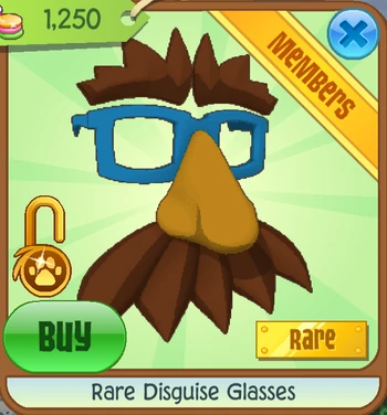 Rare Disguise Glasses | Animal Jam Classic Wiki | Fandom