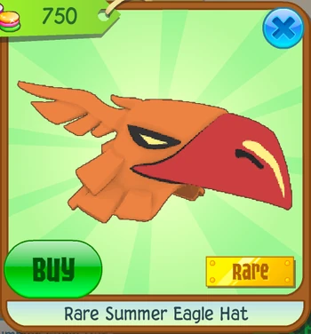 Rare Summer Eagle Hat | Animal Jam Classic Wiki | Fandom