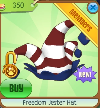 Freedom Jester Hat | Animal Jam Classic Wiki | Fandom