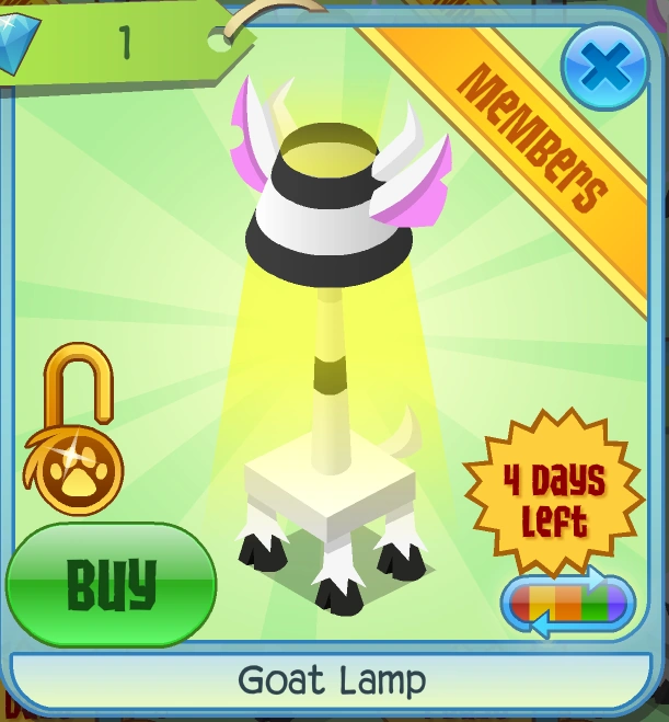 Goat Lamp | Animal Jam Classic Wiki | Fandom