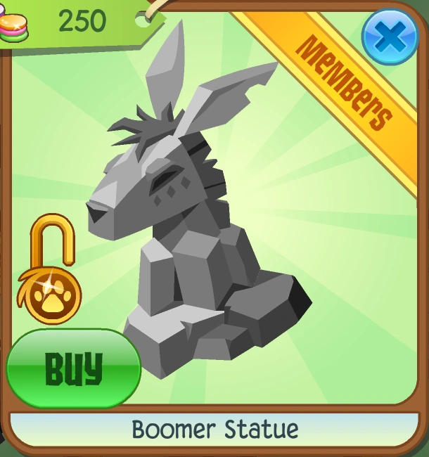 Boomer Statue | Animal Jam Classic Wiki | Fandom