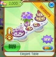 Elegant Table | Animal Jam Classic Wiki | Fandom