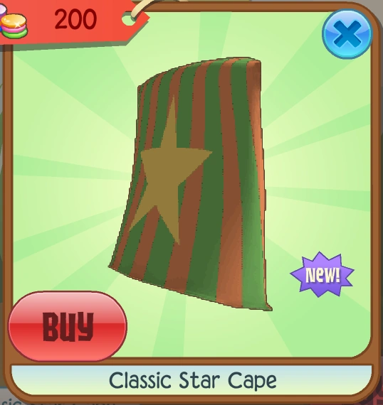 Classic Star Cape | Animal Jam Classic Wiki | Fandom