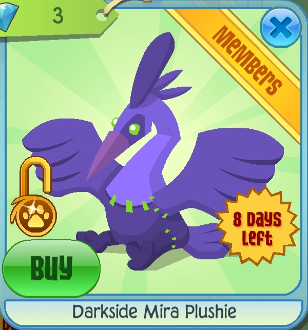 Darkside Mira Plushie | Animal Jam Classic Wiki | Fandom
