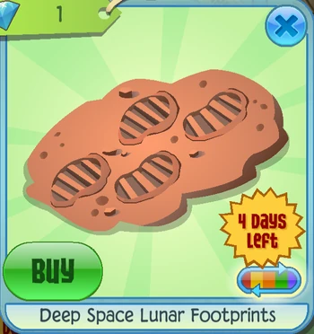 Deep Space Lunar Footprints | Animal Jam Classic Wiki | Fandom