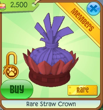 Rare Straw Crown | Animal Jam Classic Wiki | Fandom