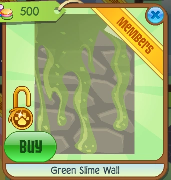 Green Slime Wall | Animal Jam Classic Wiki | Fandom