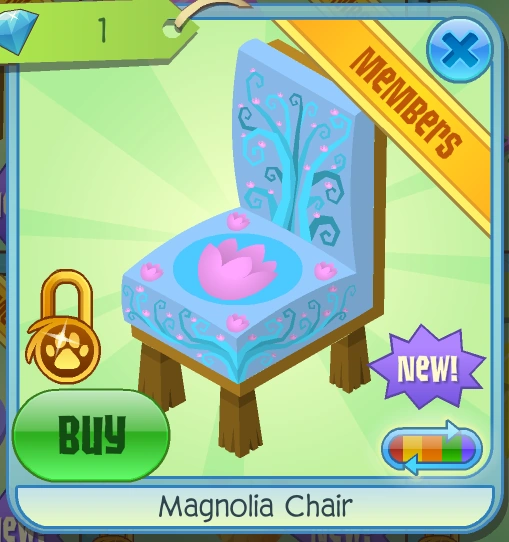 Magnolia Chair | Animal Jam Classic Wiki | Fandom