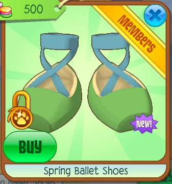 Spring Ballet Shoes | Animal Jam Classic Wiki | Fandom