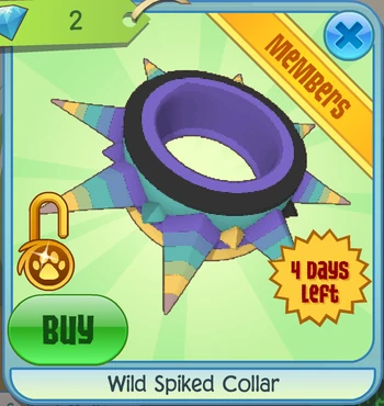 Wild Spiked Collar | Animal Jam Classic Wiki | Fandom