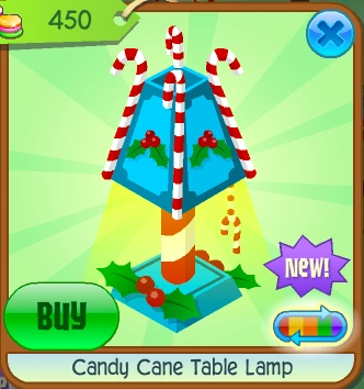 Candy Cane Table Lamp | Animal Jam Classic Wiki | Fandom