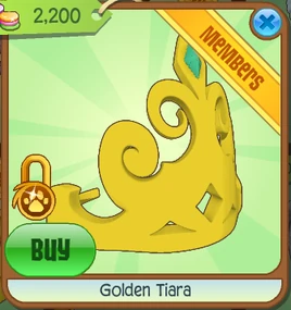 Golden Tiara | Animal Jam Classic Wiki | Fandom