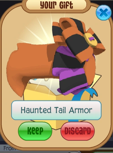 Haunted Tail Armor | Animal Jam Classic Wiki | Fandom