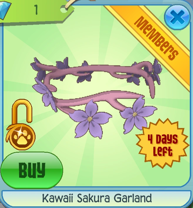 Kawaii Sakura Garland | Animal Jam Classic Wiki | Fandom