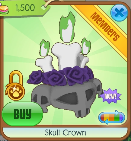 Skull Crown | Animal Jam Classic Wiki | Fandom