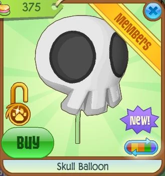 Skull Balloon | Animal Jam Classic Wiki | Fandom