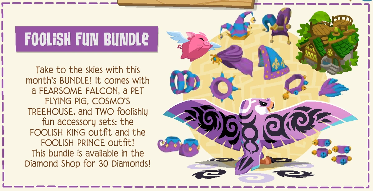 Foolish Fun Bundle | Animal Jam Classic Wiki | Fandom
