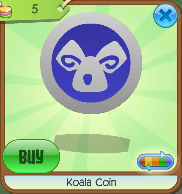 Koala Coin | Animal Jam Classic Wiki | Fandom