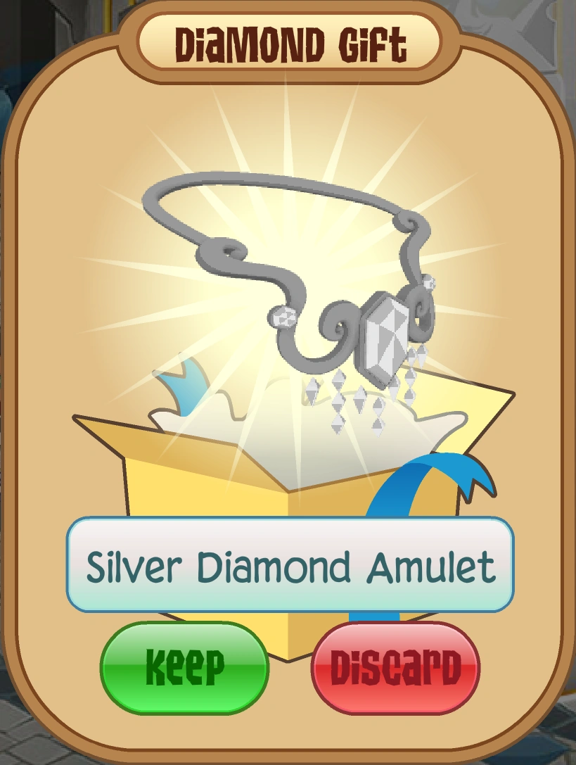 Silver Diamond Amulet | Animal Jam Classic Wiki | Fandom