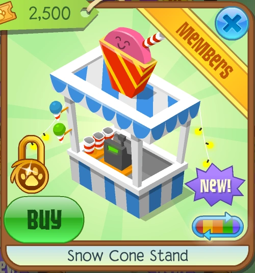 Snow Cone Stand | Animal Jam Classic Wiki | Fandom